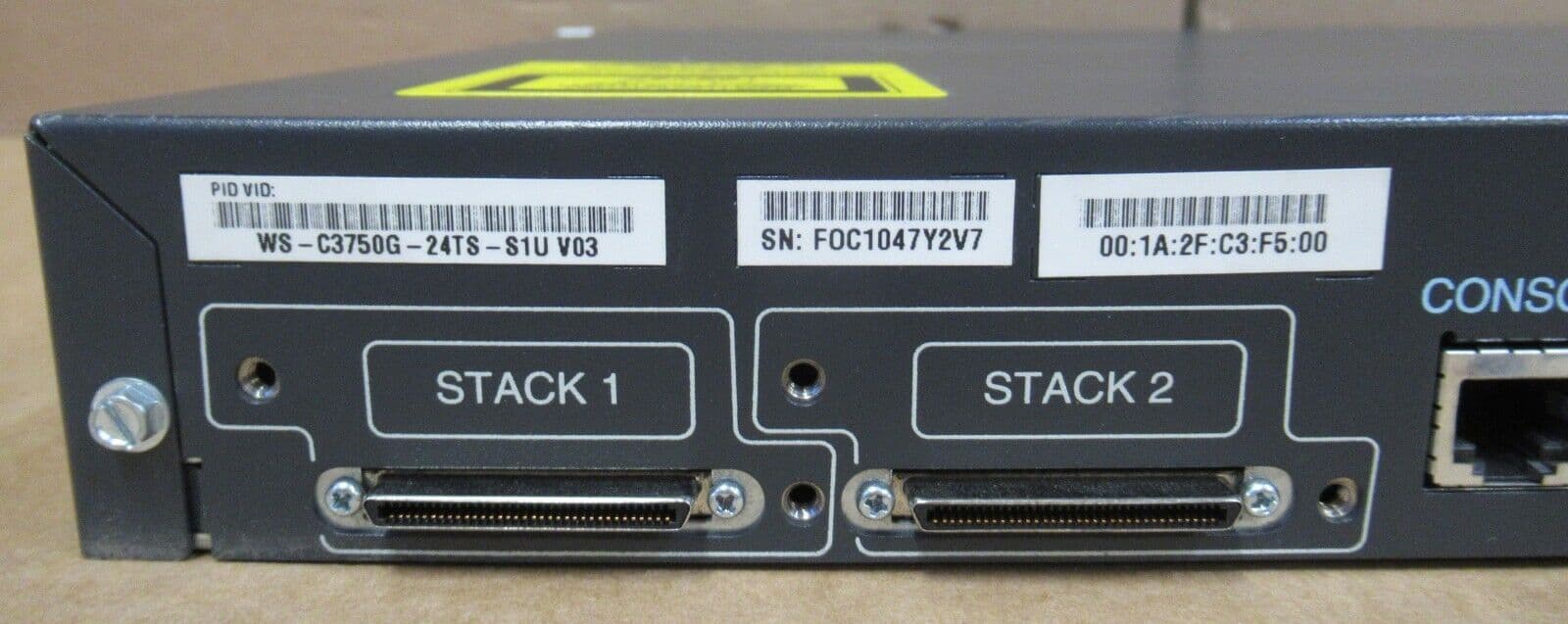 Cisco Catalyst WS-C3750G-24TS-S1U 24-Port Managed 10/100/1000 Ethernet ...