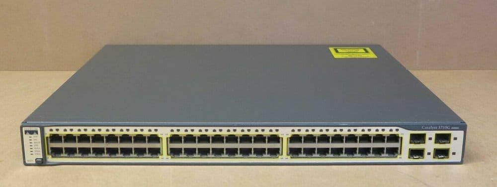 Cisco Catalyst WS-C3750G-48TS-E 48x GbE Port L2 Managed Ethernet 1U Switch