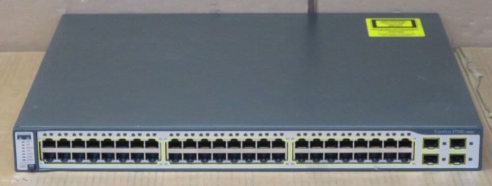Cisco Catalyst WS-C3750G-48TS-S 48-Port 4 x SFP Managed 1GbE Ethernet ...