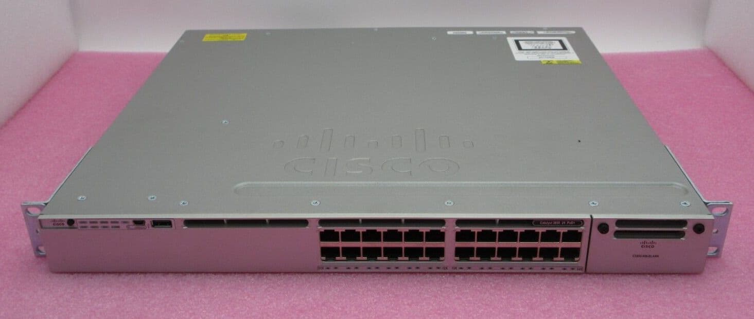 Cisco Catalyst WS-C3850-24P-S 24 Port Managed PoE Gigabit Ethernet Switch