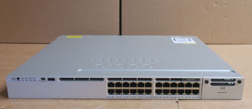 Cisco Catalyst WS-C3850-24T-E 24x 1GbE RJ45 Ports L3 Managed Stackable ...