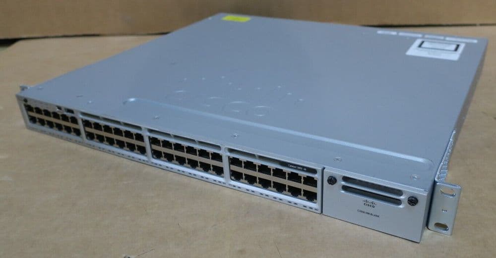 Cisco Catalyst WS-C3850-48T-S 48-Port 1Gb RJ-45 Ports Layer 3 Ethernet Switch