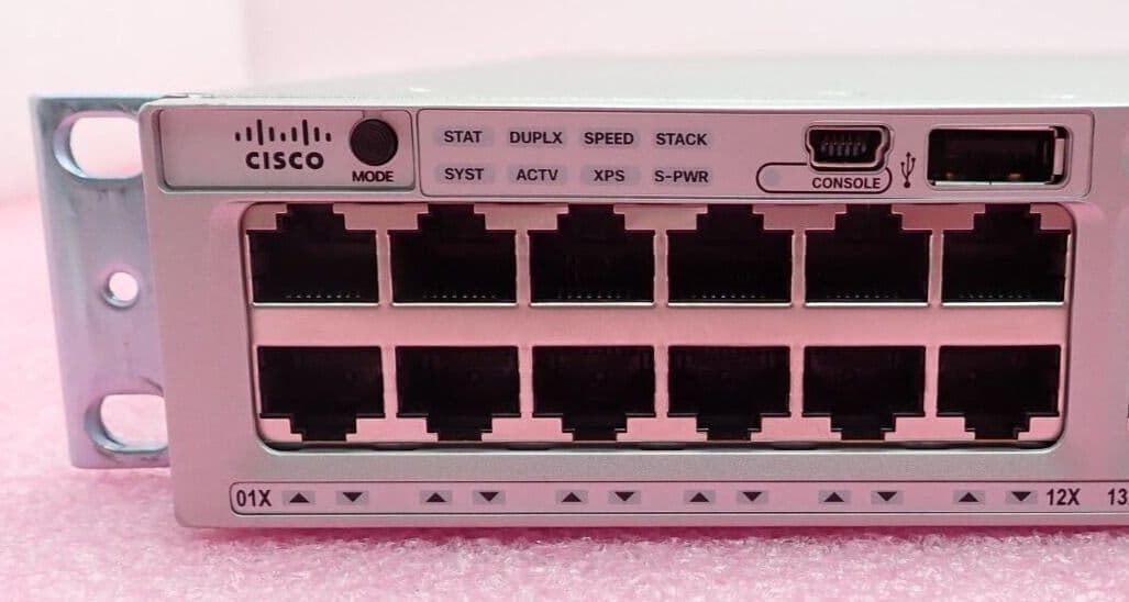 Cisco Catalyst WS-C3850-48T-S 48x 1GbE RJ45 Port Managed Switch C3850 ...