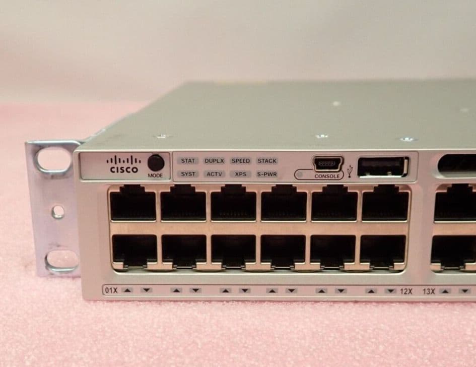 Cisco Catalyst WS-C3850-48T-S 48x 1GbE RJ45 Port Managed Switch C3850 ...
