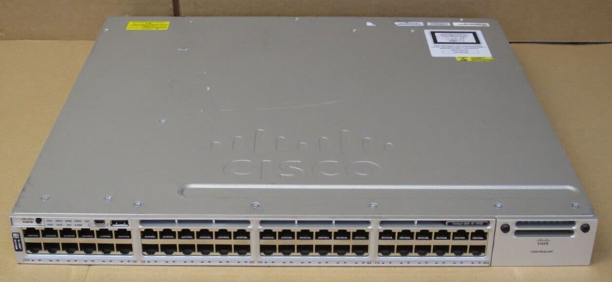 Cisco Catalyst WS-C3850-48U-L Stackable Managed 48xPOE Gigabit Ethernet ...