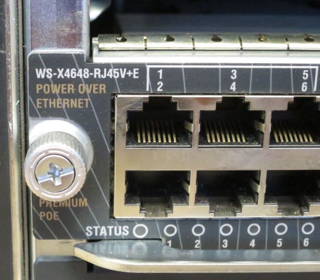 Cisco Catalyst WS-C4507R E 1x Supervisor 1x 48-Port POE 2x 12-Port SFP ...