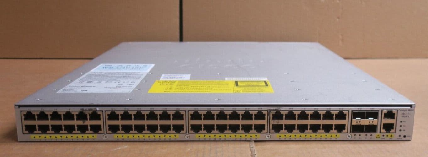 Cisco Catalyst WS-C4948E 48x 1Gb Ethernet RJ45 4x 1/10G SFP L3 2 x PSU ...