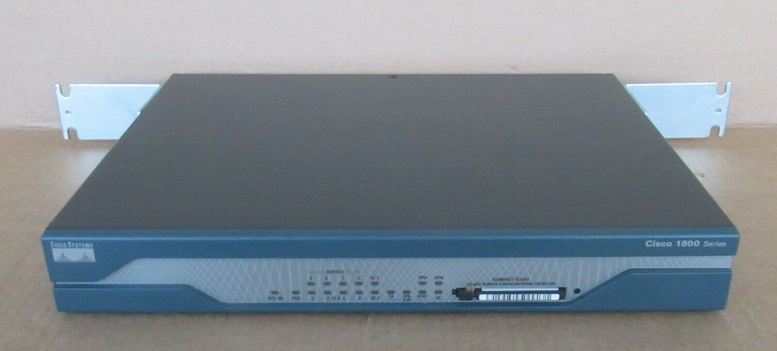 CISCO CISCO1811/K9 ISR 1U Integrated Services Router with 100Mbps 8 ...