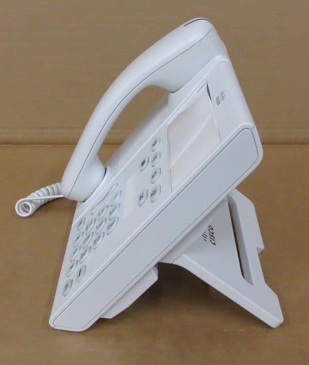 Cisco CP-6911-W-K9 6911 Unified IP VoIP Telephone Phone White Stand