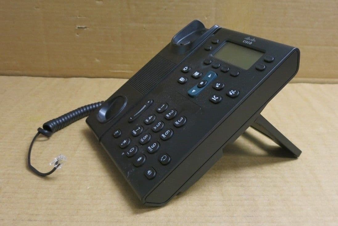 Cisco CP-6941-CL-K9 Unfied IP VoIP Telephone Phone Charcoal With Stand