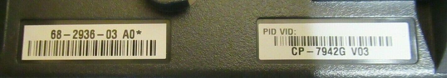 Cisco CP-7942G 68-2936-03 Dark Gray IP VoIP PoE LCD Display Wired ...
