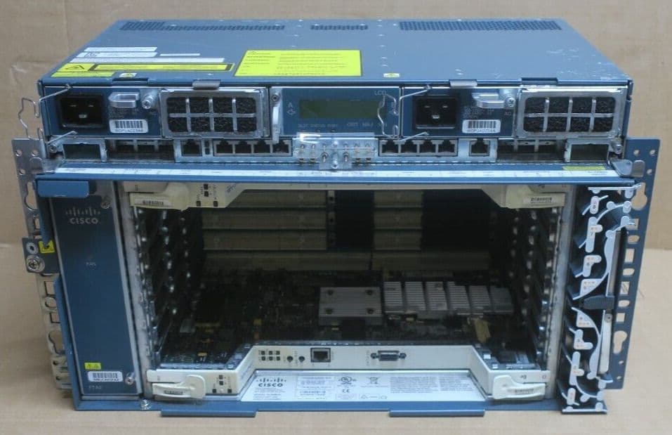 Cisco CPT M6 Shelf Assembly 15454-M6-SA with 2x TSC-E 1x ECU 2x PSU 1x FTA2