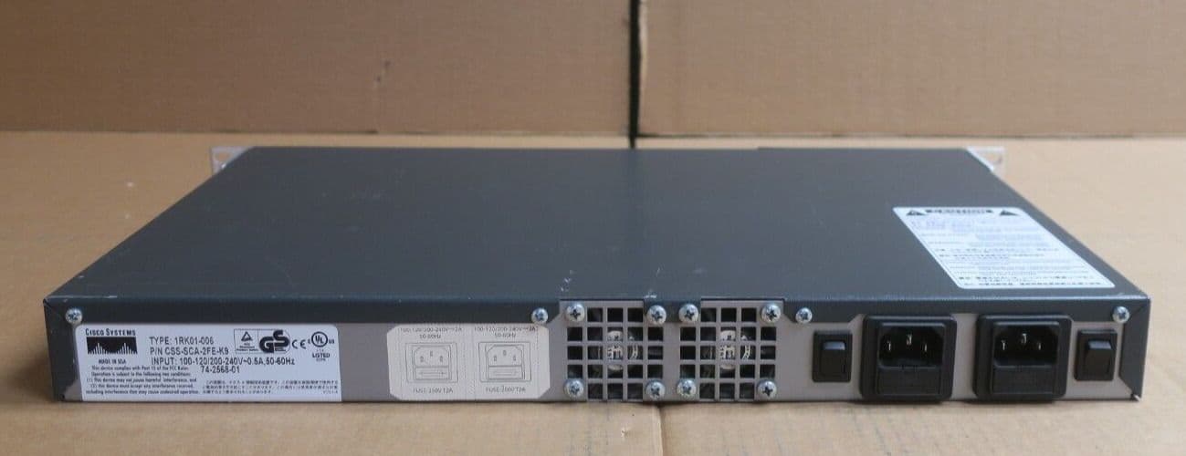 Cisco CSS 11000 Secure Content Accelerator CSS-SCA-2FE-K9 1RK01-006
