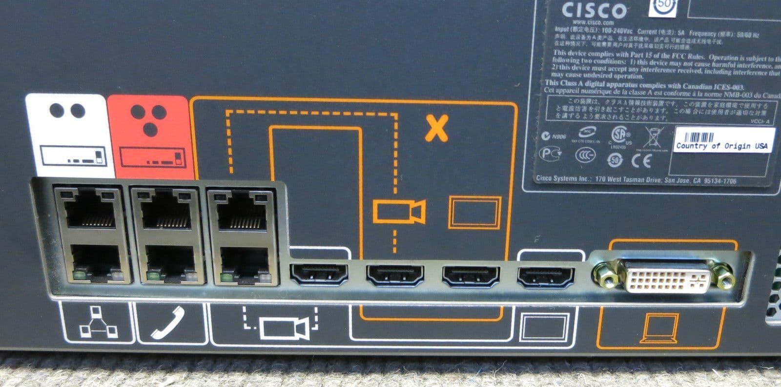 Cisco CTS-CODEC-PRIM Telepresence Primary Codec 800-28191-06 68-2897-05