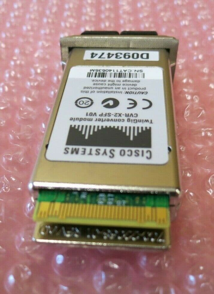 Cisco CVR-X2-SFP V01 TwinGig Gigabit Ethernet 1000Base-X Converter Module