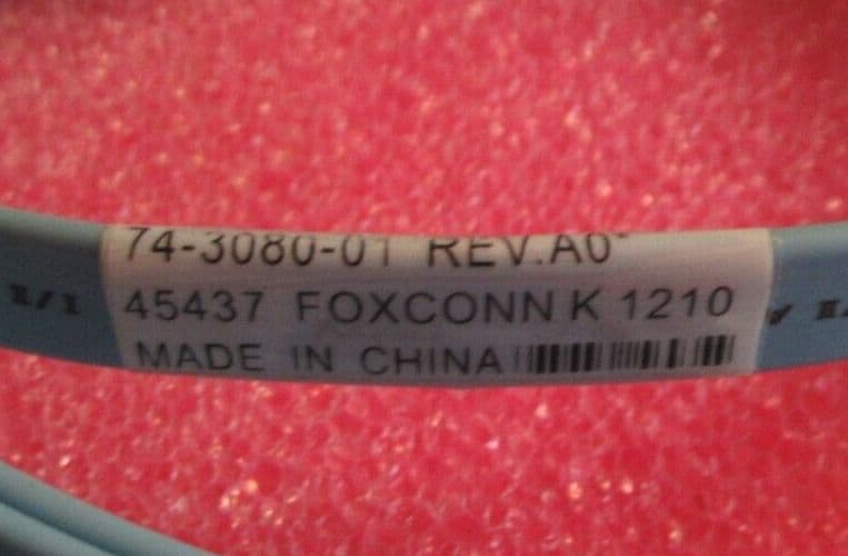 Cisco DB9 to RJ45 6ft Flat Ribbon Roll-Over Networking Cable 74-3080-01