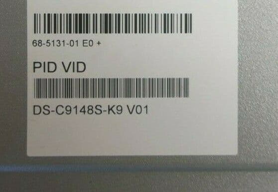 Cisco DS-C9148S-K9 48-Port Active MDS 9148S 16G Multilayer FC SFP ...