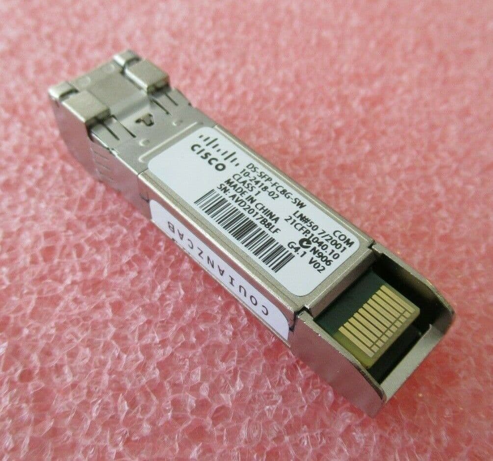 Cisco DS-SFP-FC8G-SW 8G SFP LC 850nm Multi-Mode Transceiver Module 10 ...