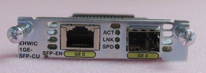 Cisco EHWIC-1GE-SFP-CU - Gigabit Ethernet Copper Interface Card Module