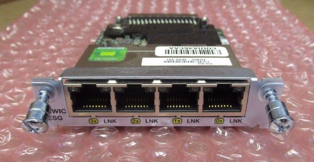 Cisco EHWIC-4ESG 4-Port Gigabit WAN Interface Card