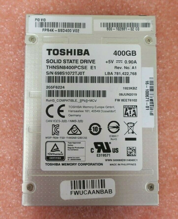 Cisco FPR4K-SSD400 400GB 2 5" SATA 6Gb/s Enterprise RI Solid State ...