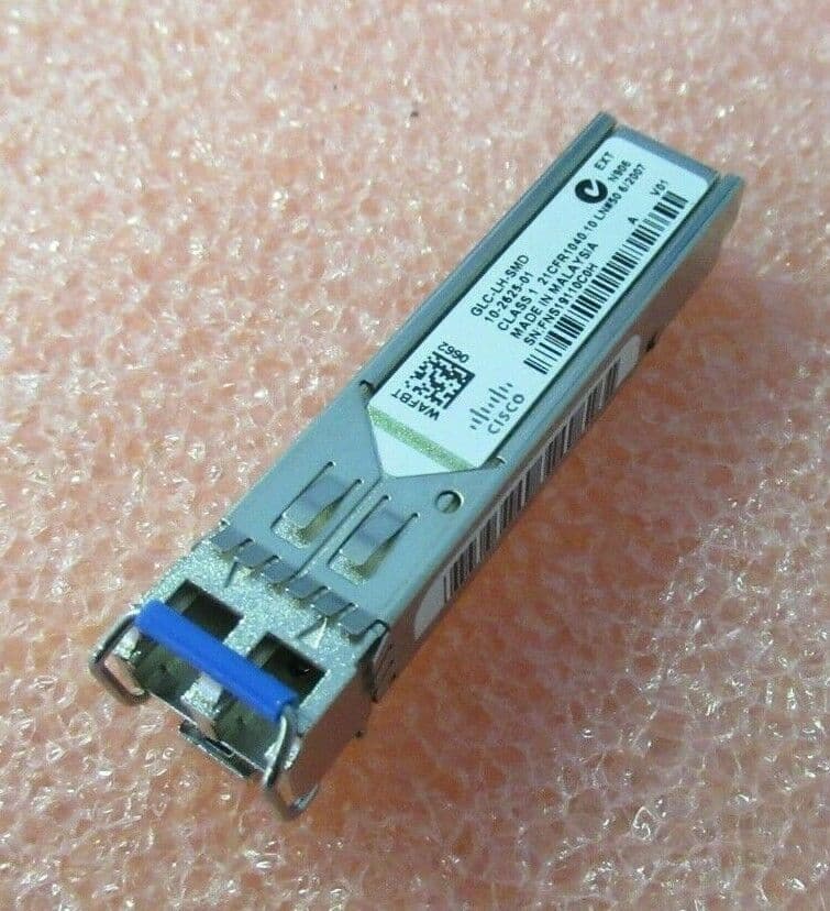 Cisco GLC-LH-SMD 1000BASE-LX/LH 1310nm 10km SFP Transceiver Module 10-2625-01