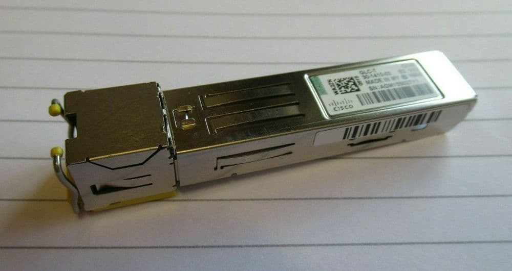 Cisco GLC-T 1Gbps 1000Base-T 100m RJ45 SFP Transceiver Module 30-1410-03
