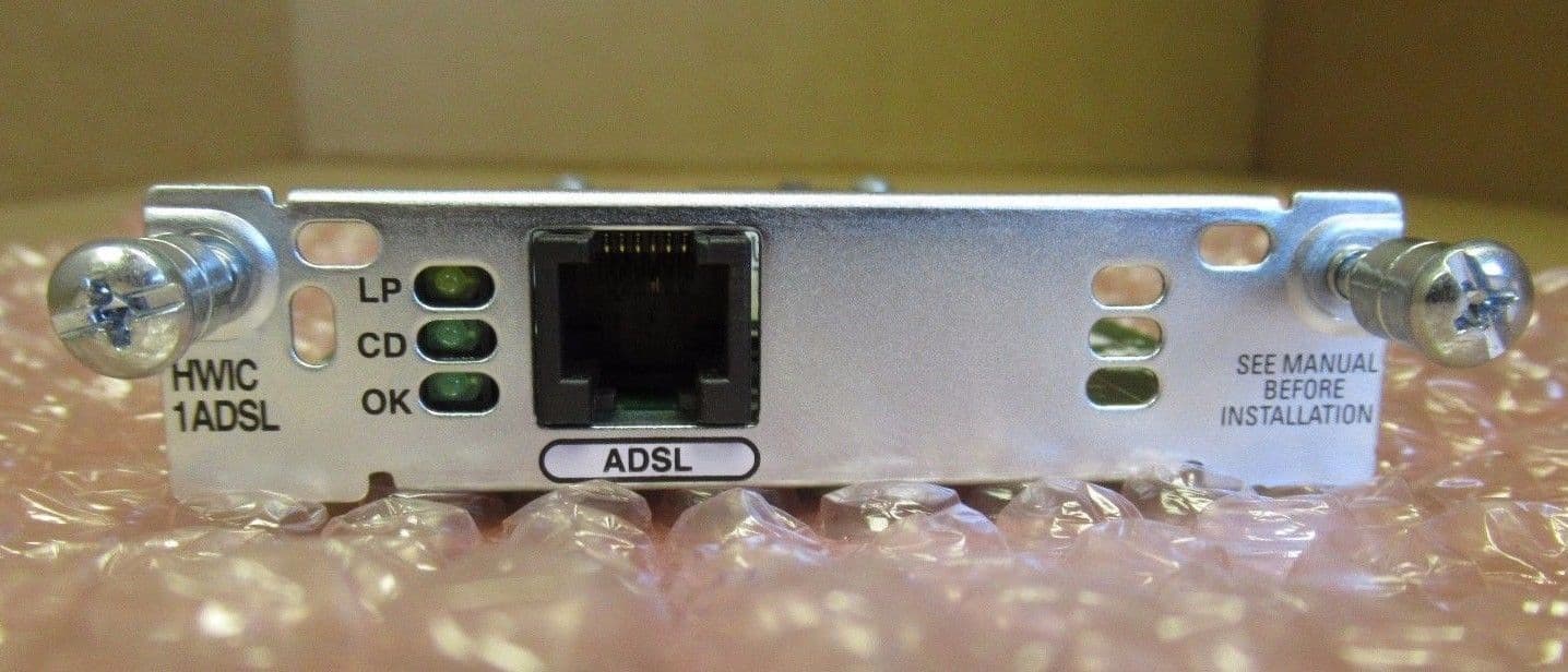Cisco HWIC-1ADSL 73-9307-05 Daughter Card WAN Interface Card