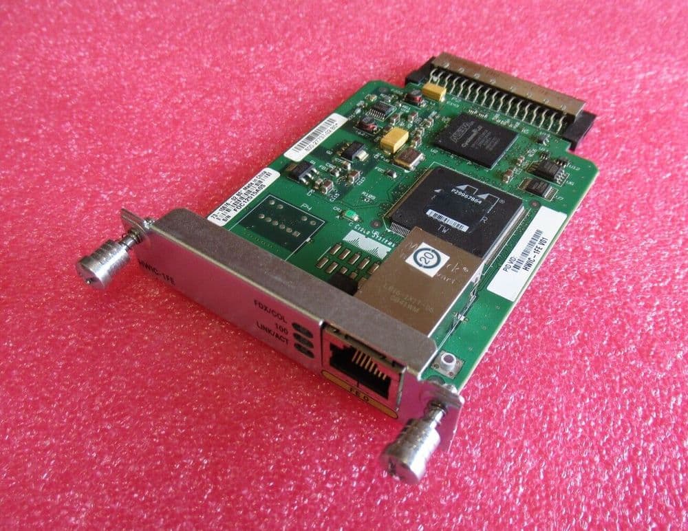 Cisco HWIC-1FE 800-27737-02 1-Port Fast Ethernet High-Speed WAN ...