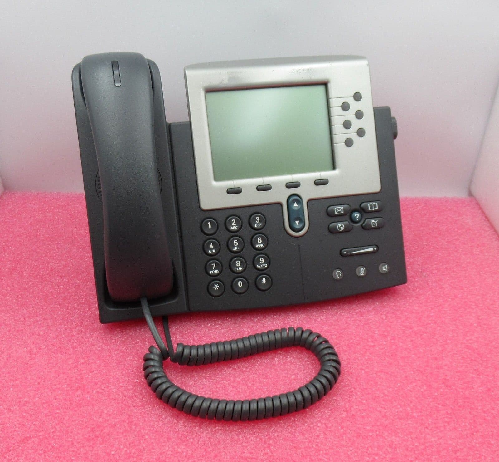 Cisco IP 7961G Business VoIP LAN Wired Office Phone Handset 68-2841-02 1