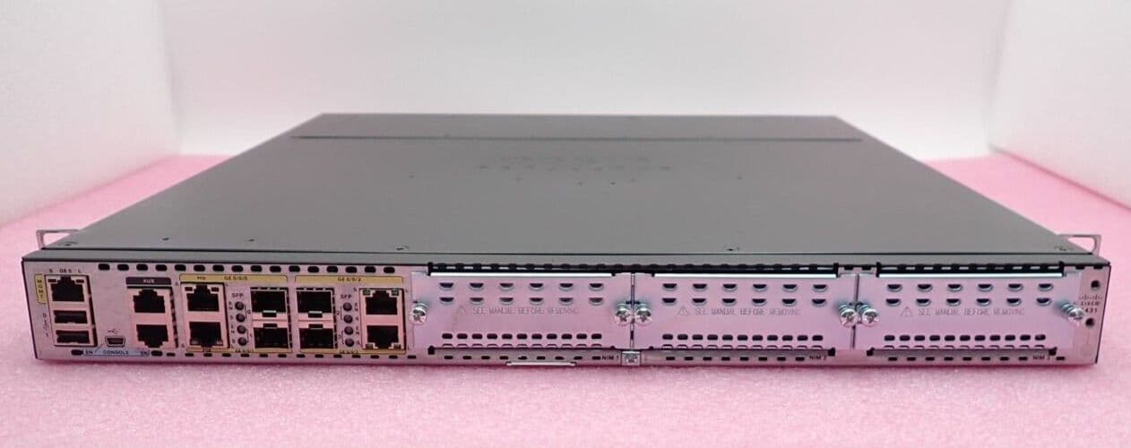 Cisco ISR 4431 4400 Series 1U Integrated Services Router ISR4431/K9 3x ...