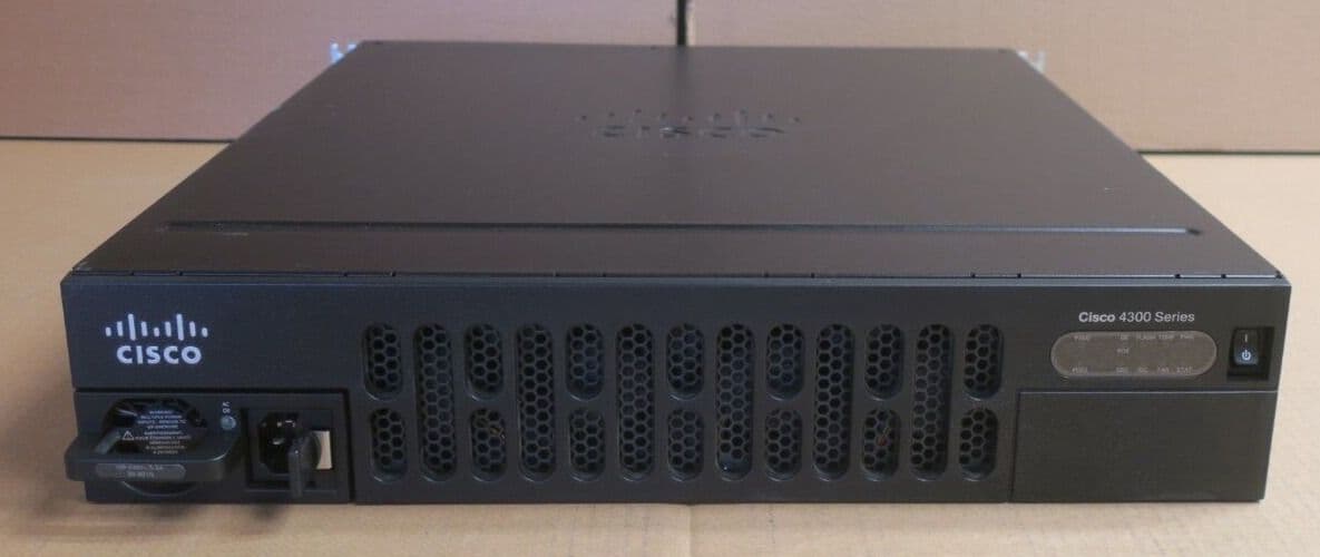 Cisco ISR4351/K9 4300 4351 2U ISR Integrated Services Router 3x NIM ...