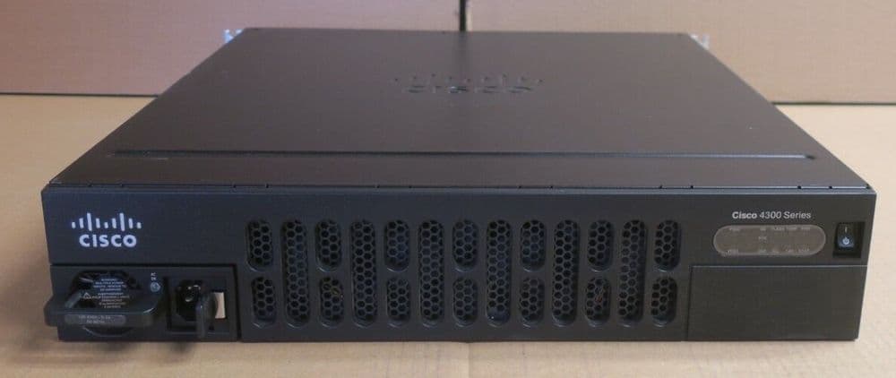 Cisco ISR4351/K9 4300 4351 2U ISR Integrated Services Router 3x NIM Slot Licen