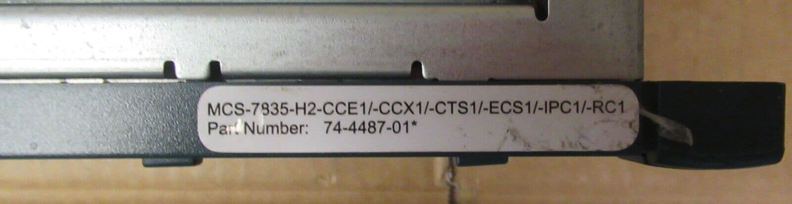 Cisco MCS-7835-H2 Media Convergence Server Intel 2 33GHz 144GB HDD 2GB ...