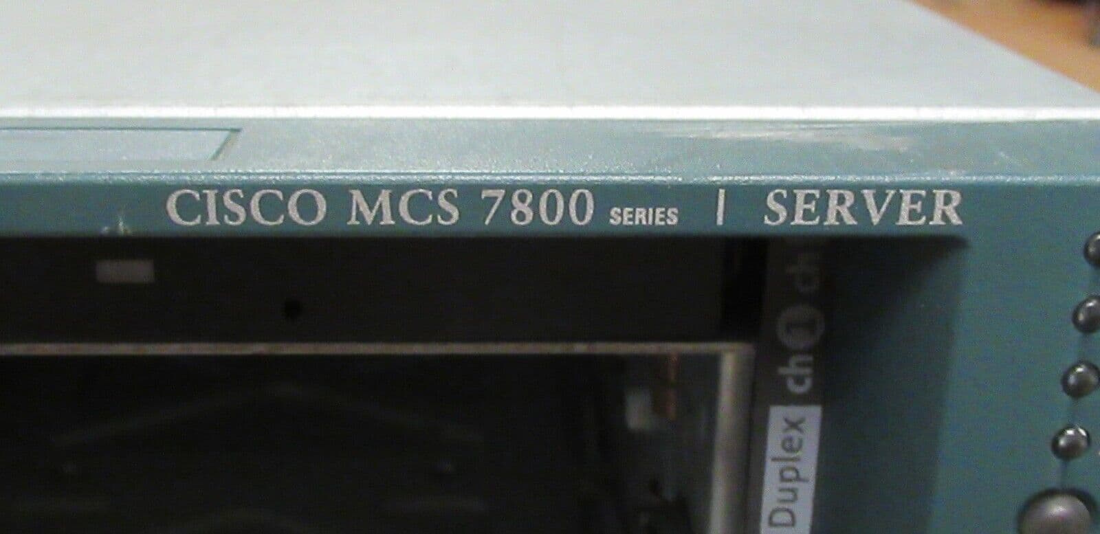 Cisco MCS-7835-H3 MCS 7800 Series Media Convergence Server 3 00GHz 2GB ...