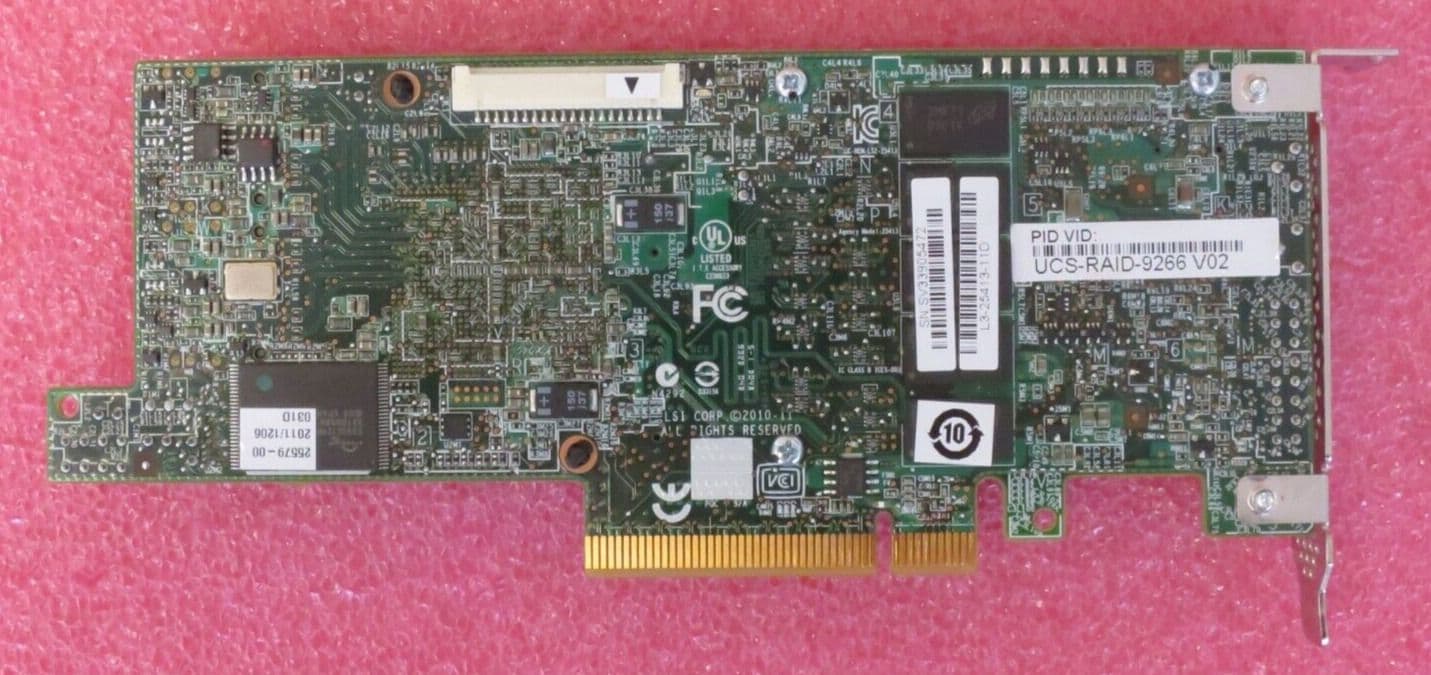 Cisco MegaRAID 9266-8i SAS 6Gb/s 8-Port PCIe RAID Controller UCS-RAID-9266