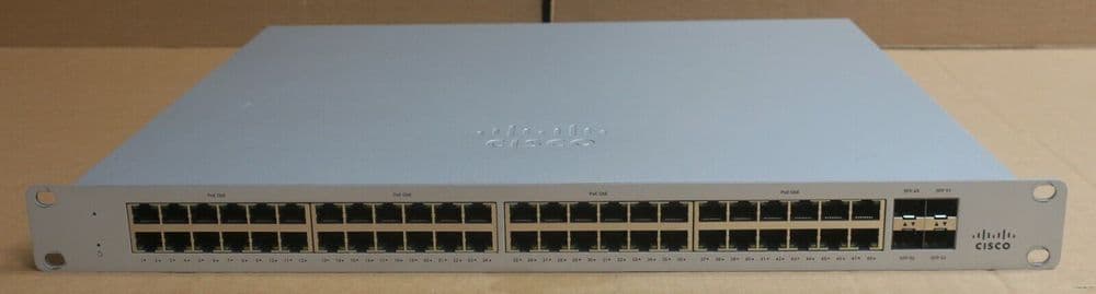 Cisco Meraki MS120-48LP-HW 48x 1GE PoE 4x SFP Cloud Managed Switch ...
