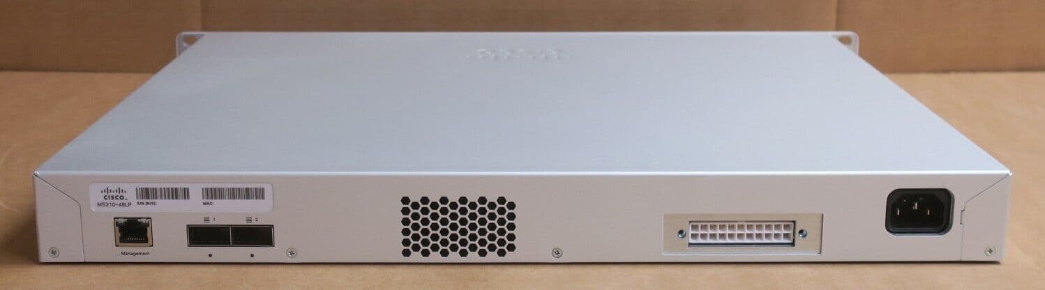 Cisco Meraki MS210-48LP 48x 1GbE PoE 4x SFP 1U Cloud Managed Switch ...