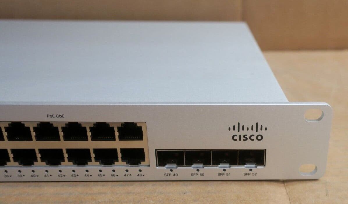 Cisco Meraki MS210-48LP 48x 1GE PoE 4x SFP Cloud Managed Switch UNCLAIMED