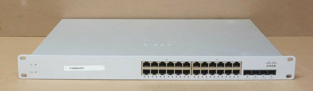 Cisco Meraki MS220-24 Cloud Managed 24x 1GB Ethernet 4x SFP Managed L2 ...