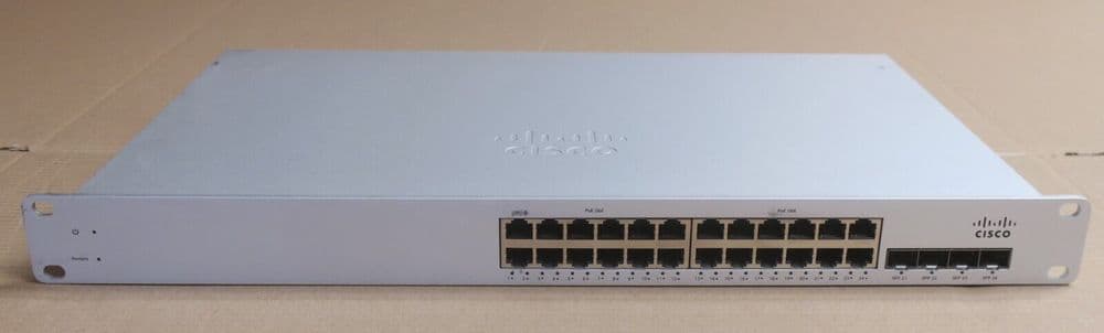 Cisco Meraki MS220-24P 20x 1GbE RJ45 4x Shared PoE Managed L2 Switch ...