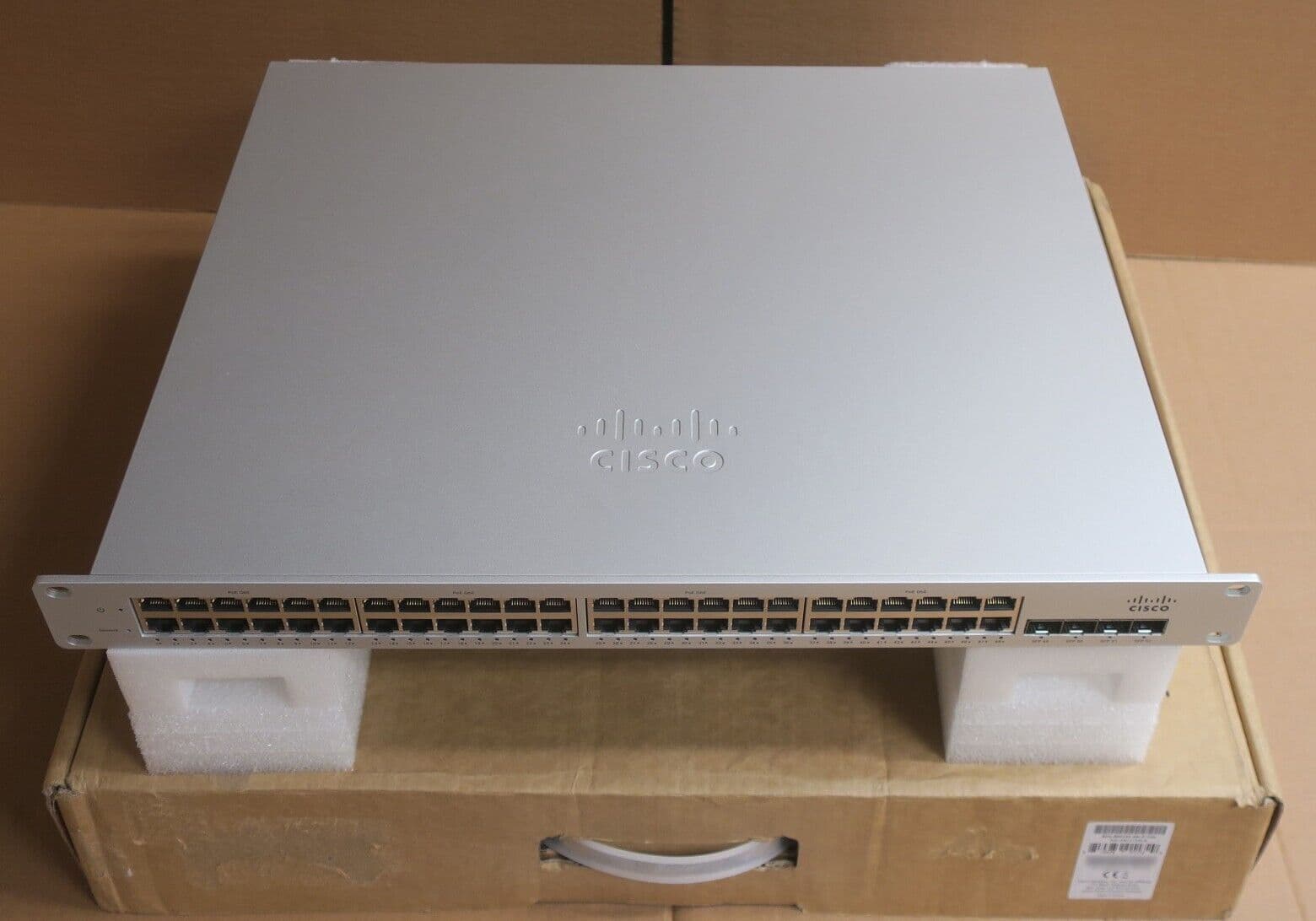 Cisco Meraki MS220-48LP 1U Cloud Switch 48x 1GbE POE 4x 1GbE SFP Port ...