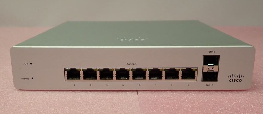 Cisco Meraki MS220-8P 8x 1GE PoE 2x 1G SFP Cloud Managed L2 Switch ...