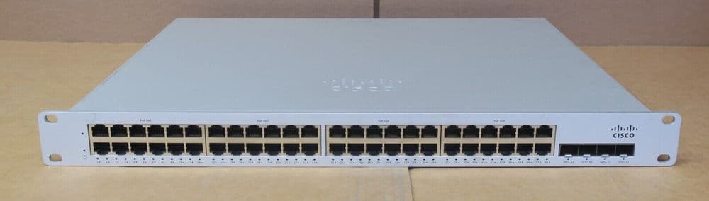 Cisco Meraki MS225-48FP 48x 1GbE PoE 4x 10Gb SFP 1U Managed Switch ...