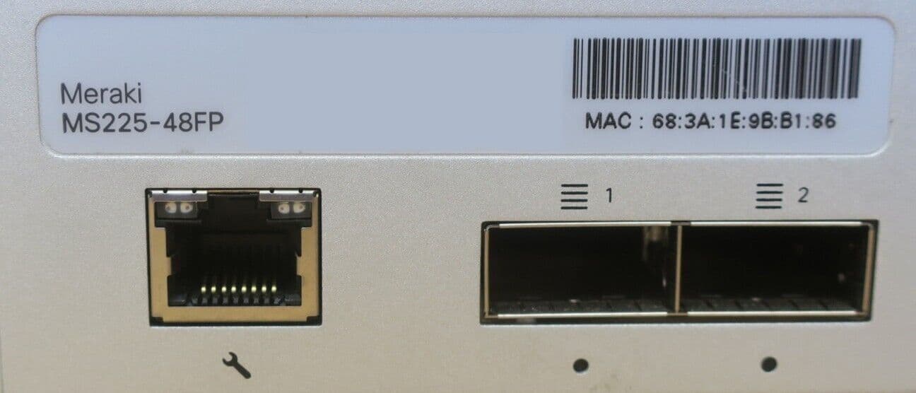 Cisco Meraki MS225-48FP 48x 1GbE PoE 4x 10Gb SFP 1U Managed Switch ...