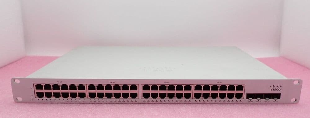 Cisco Meraki MS225-48FP-HW 48x 1GE PoE 4x 10G SFP 1U Managed Switch ...