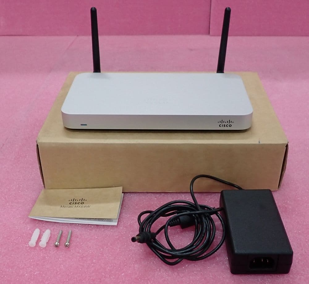 Cisco Meraki MX64W-HW Cloud Managed Wireless Security Appliance UNCLAIMED