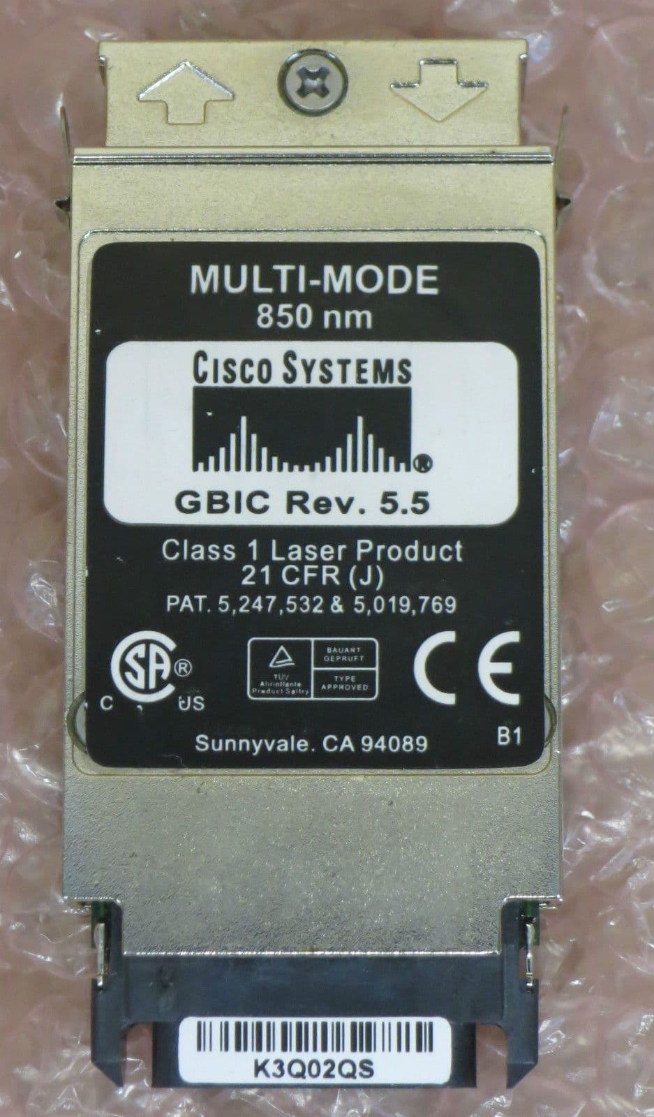 Cisco Multi-Mode 850nm GBIC Transceiver Module