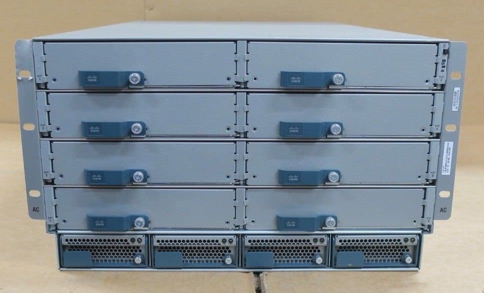 Cisco N20-C6508 UCS 5108 Blade Server Chassis With 4xPSU / 8xFAN / 2x ...