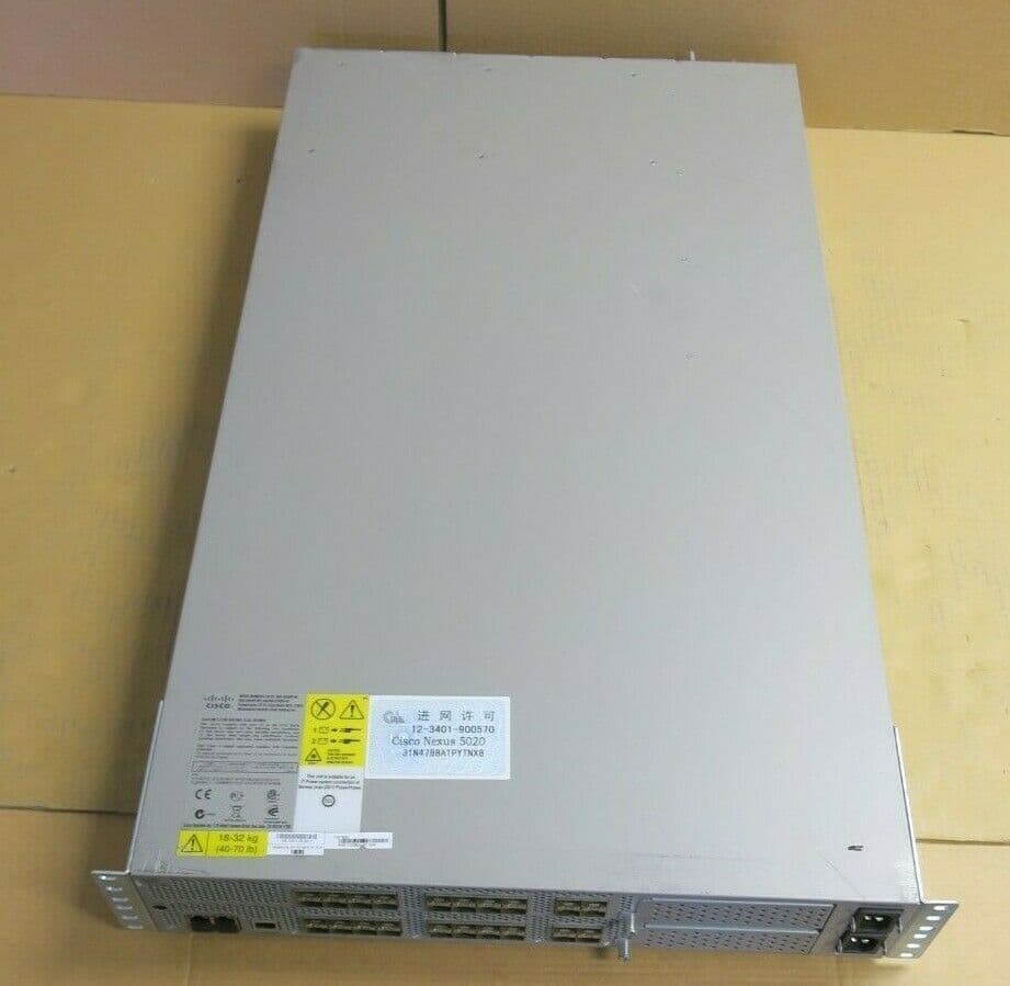 Cisco Nexus 5020 N5K-C5020P-BF 40-Port 10Gb Gigabit Ethernet Switch 2x ...